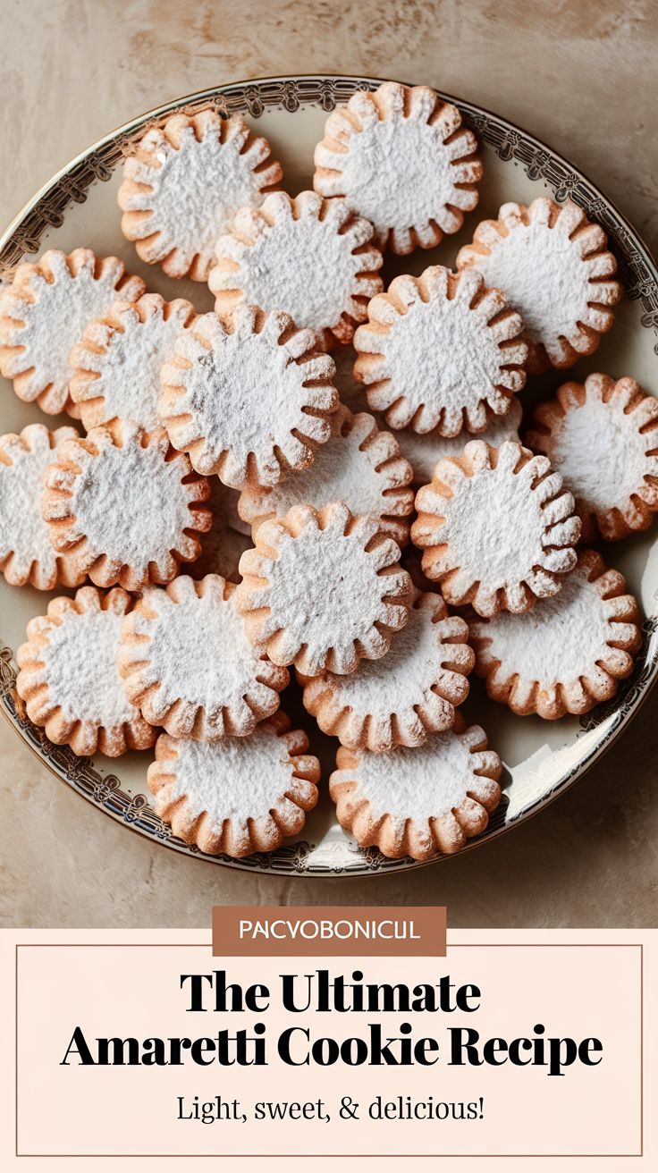 Amaretti Cookie Recipe – Tasty Chomp