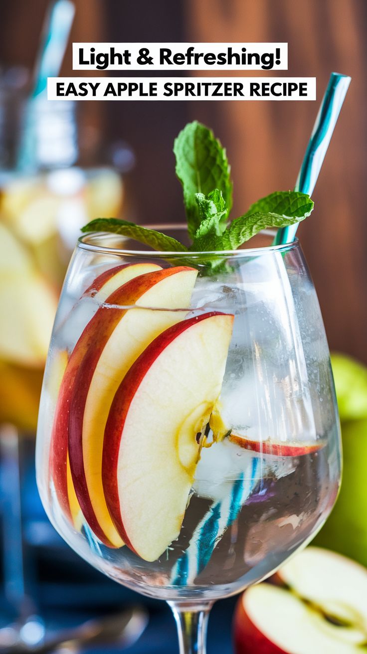 Apple Spritzer Mocktail Recipe – Tasty Chomp