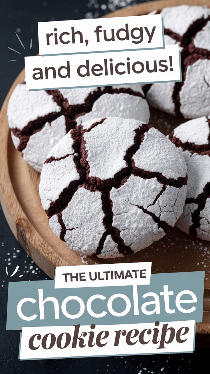 Chocolate Crinkle Cookie Recipe – Tasty Chomp