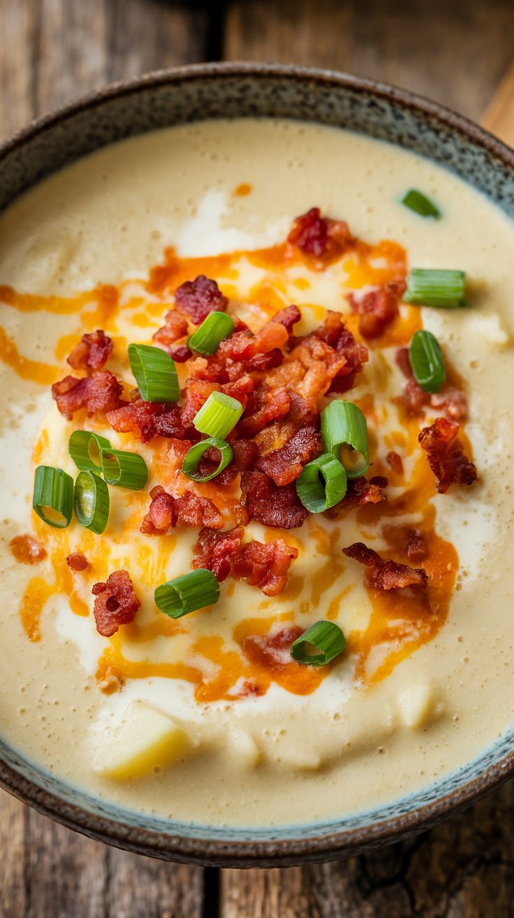 Creamy Baked Potato Soup Recipe – Easy Comfort Food – Tasty Chomp