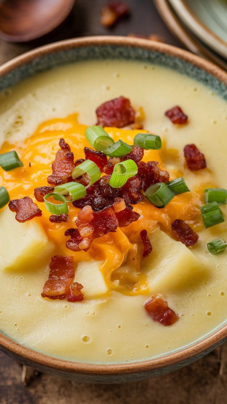 Creamy Homemade Potato Soup Recipe – Easy Comfort Food – Tasty Chomp