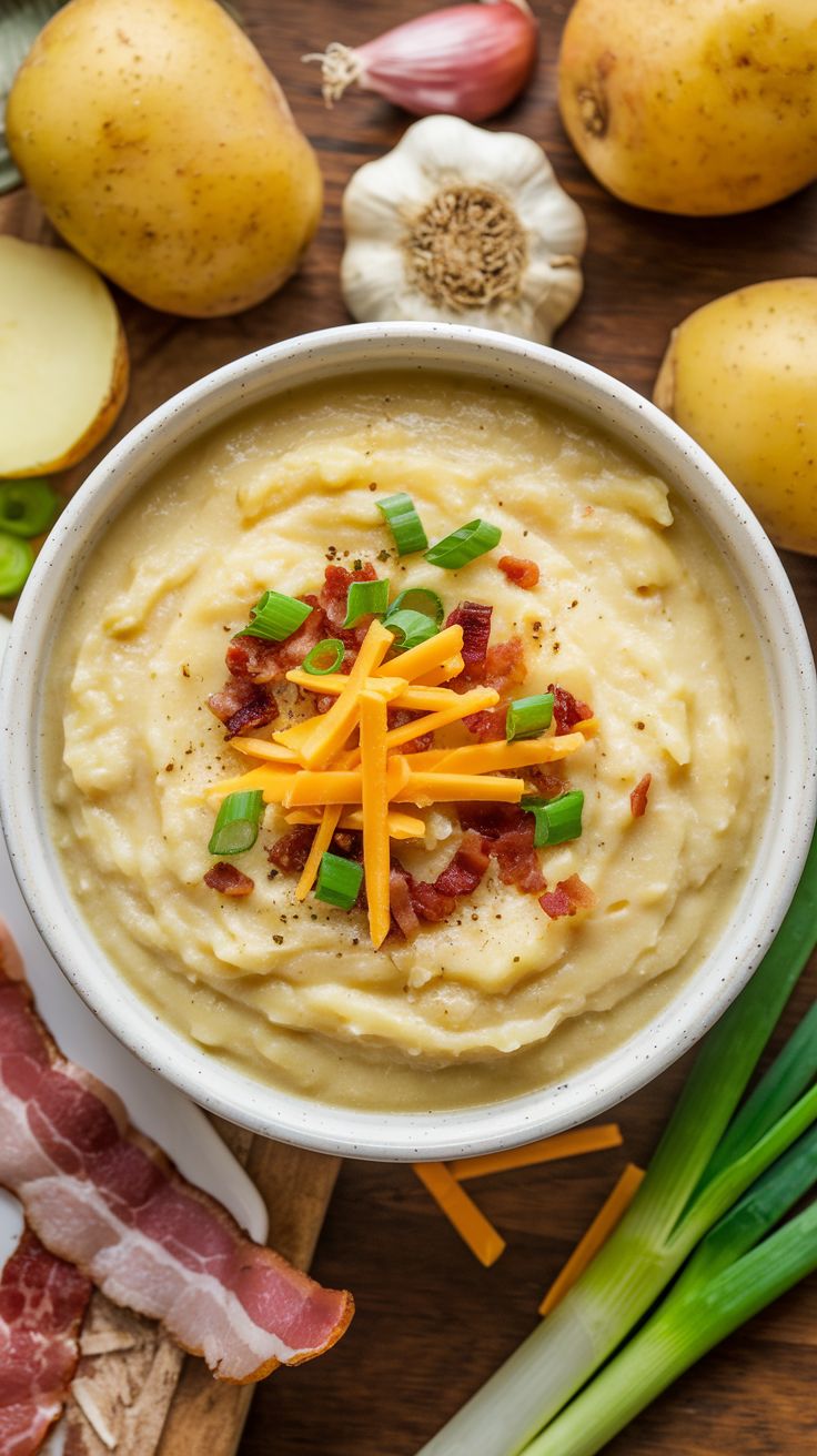 Creamy Homemade Potato Soup Recipe – Easy Comfort Food – Tasty Chomp