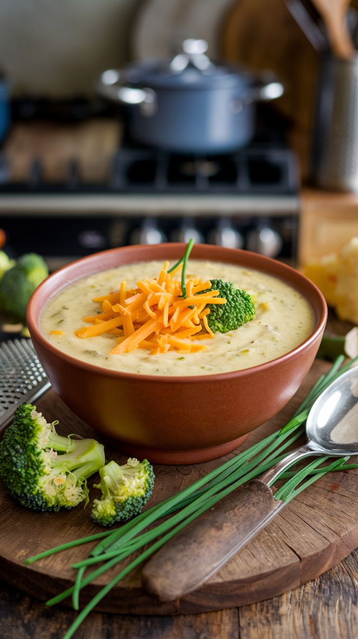 Creamy Broccoli Cheese Soup Recipe – Easy & Delicious – Tasty Chomp