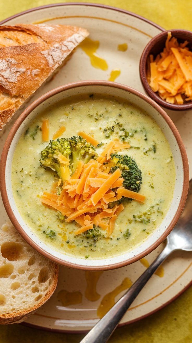 Creamy Broccoli Cheese Soup Recipe – Easy & Delicious – Tasty Chomp