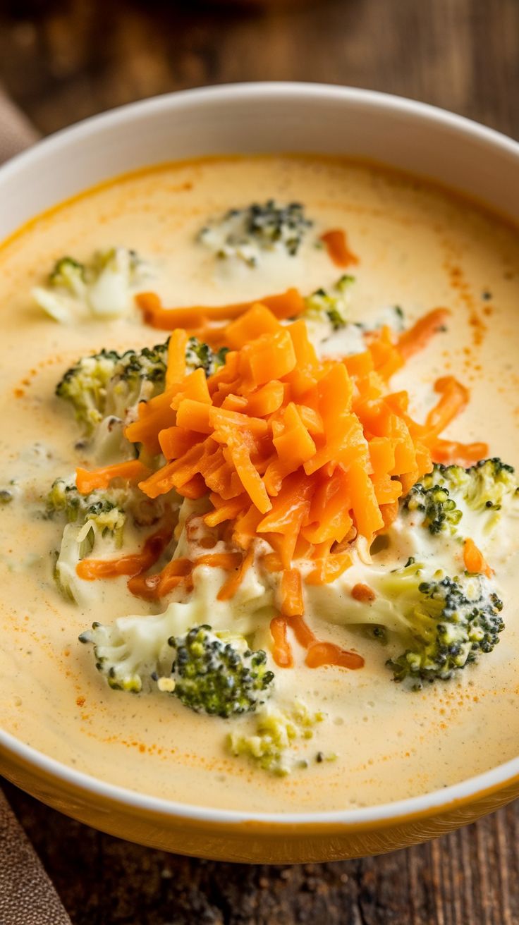 Creamy Broccoli Cheese Soup Recipe – Easy & Delicious – Tasty Chomp
