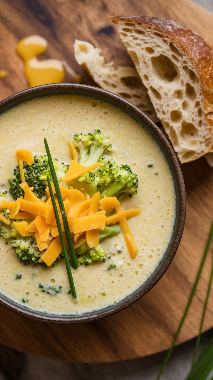 Creamy Broccoli Cheese Soup Recipe – Easy & Delicious – Tasty Chomp