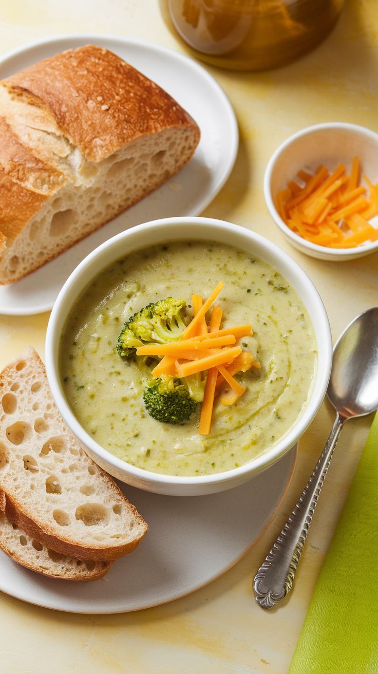 Creamy Broccoli Cheese Soup Recipe – Easy & Delicious – Tasty Chomp