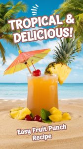 Fruit Punch Mocktail Recipe – Tasty Chomp