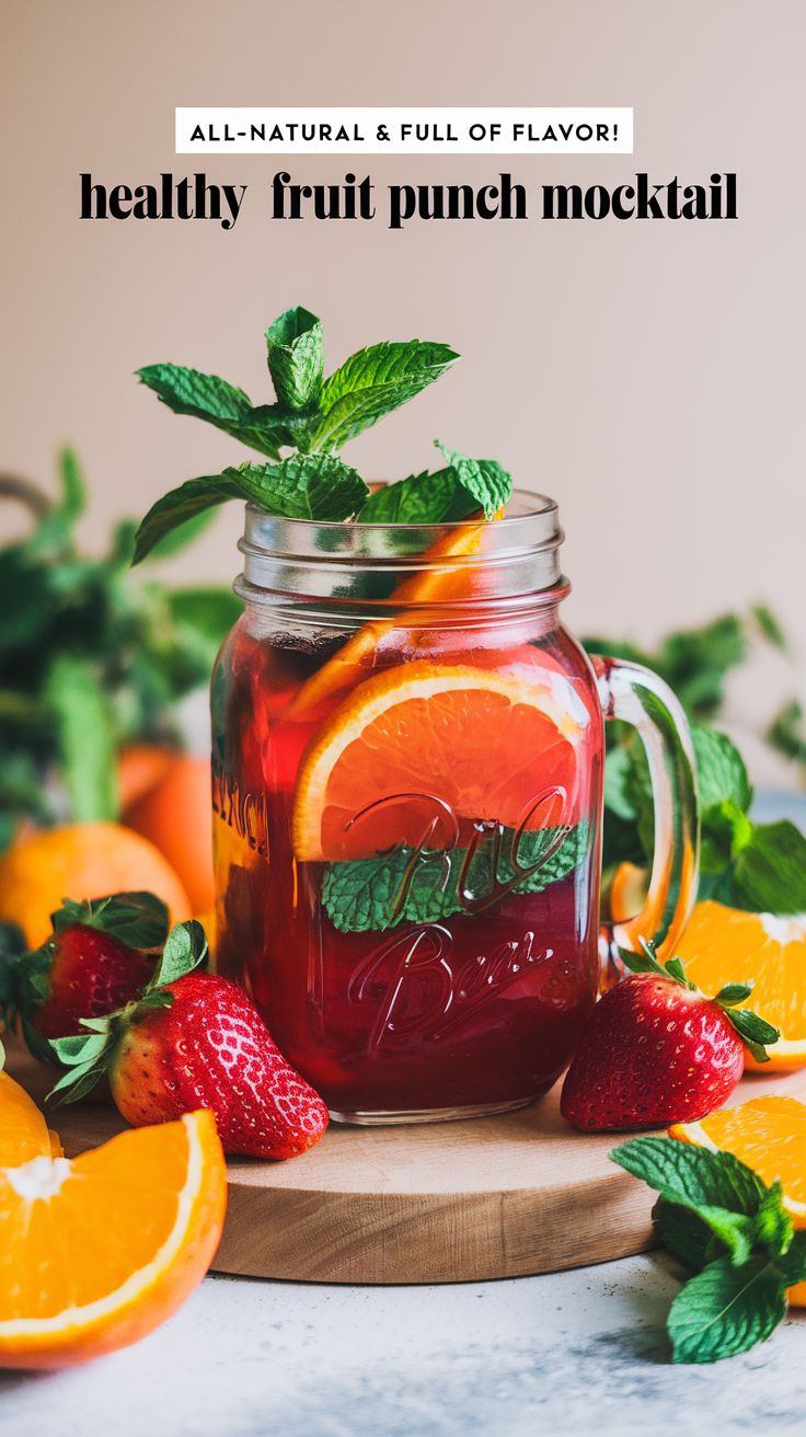 Fruit Punch Mocktail Recipe – Tasty Chomp