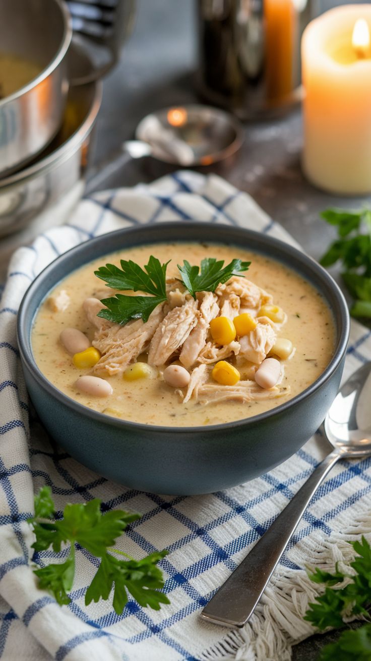 Keto Low Carb White Chicken Chili – Tasty Chomp
