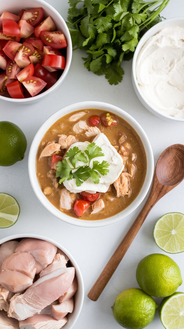 Keto Low Carb White Chicken Chili – Tasty Chomp