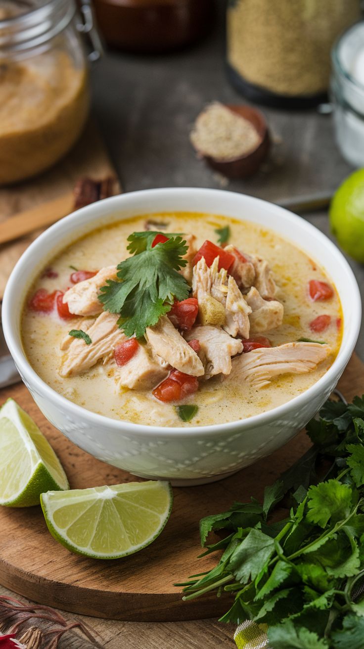 Keto Low Carb White Chicken Chili – Tasty Chomp