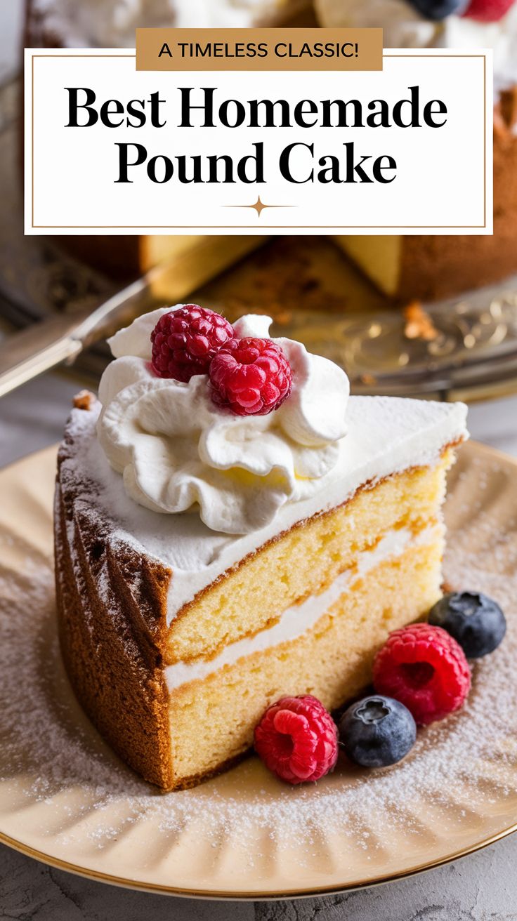 Classic Pound Cake Recipe: Perfect Every Time – Tasty Chomp