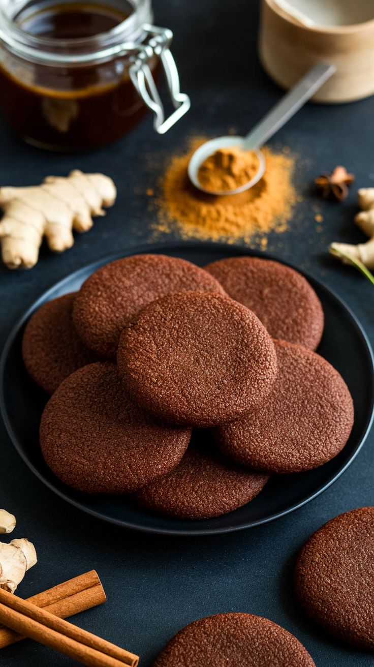 Vegan Molasses Ginger Cookies Recipe – Tasty Chomp