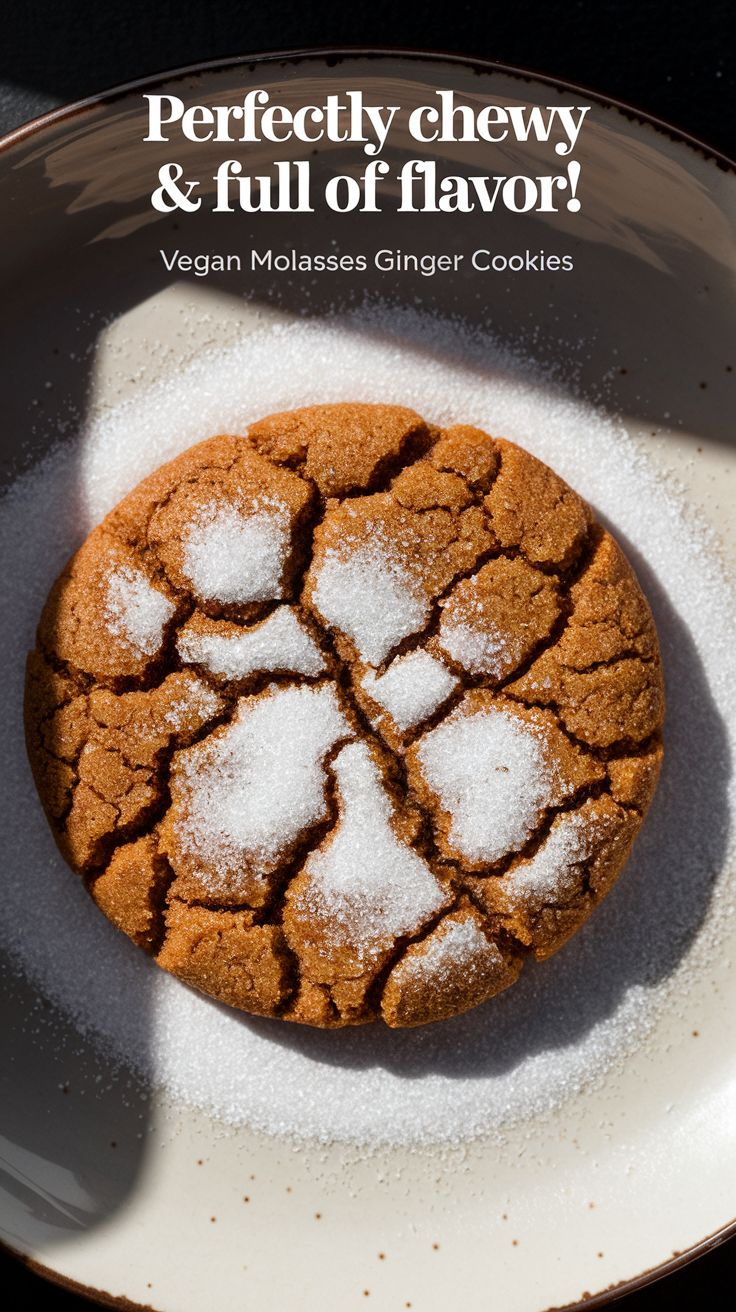 Vegan Molasses Ginger Cookies Recipe – Tasty Chomp
