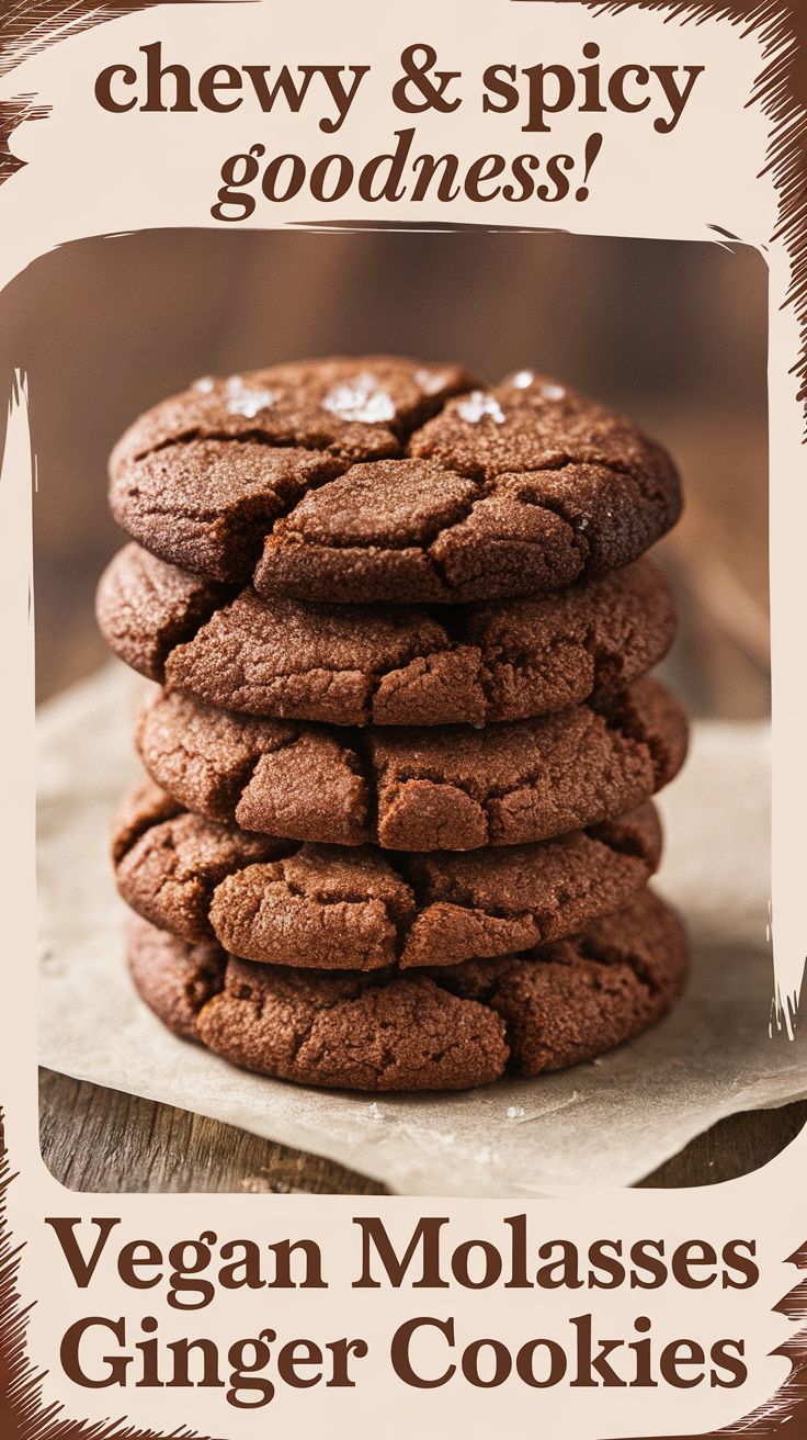 Vegan Molasses Ginger Cookies Recipe – Tasty Chomp