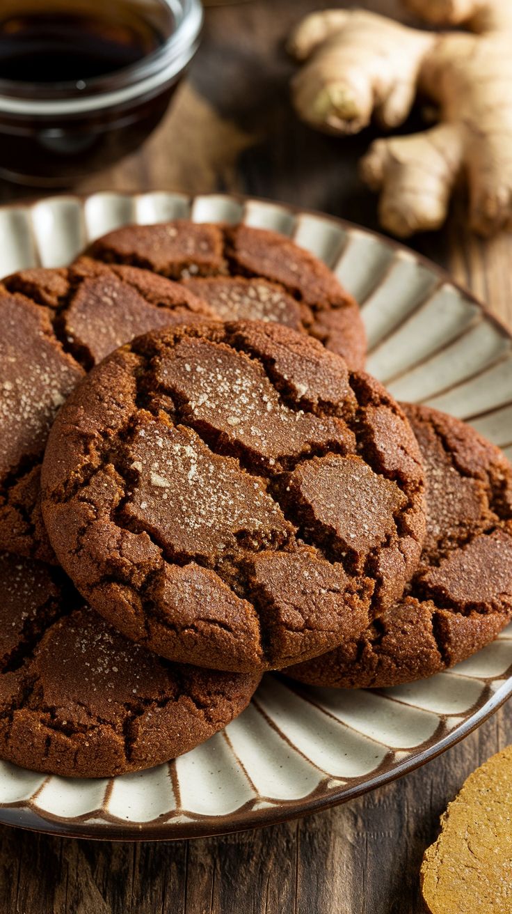 Vegan Molasses Ginger Cookies Recipe – Tasty Chomp