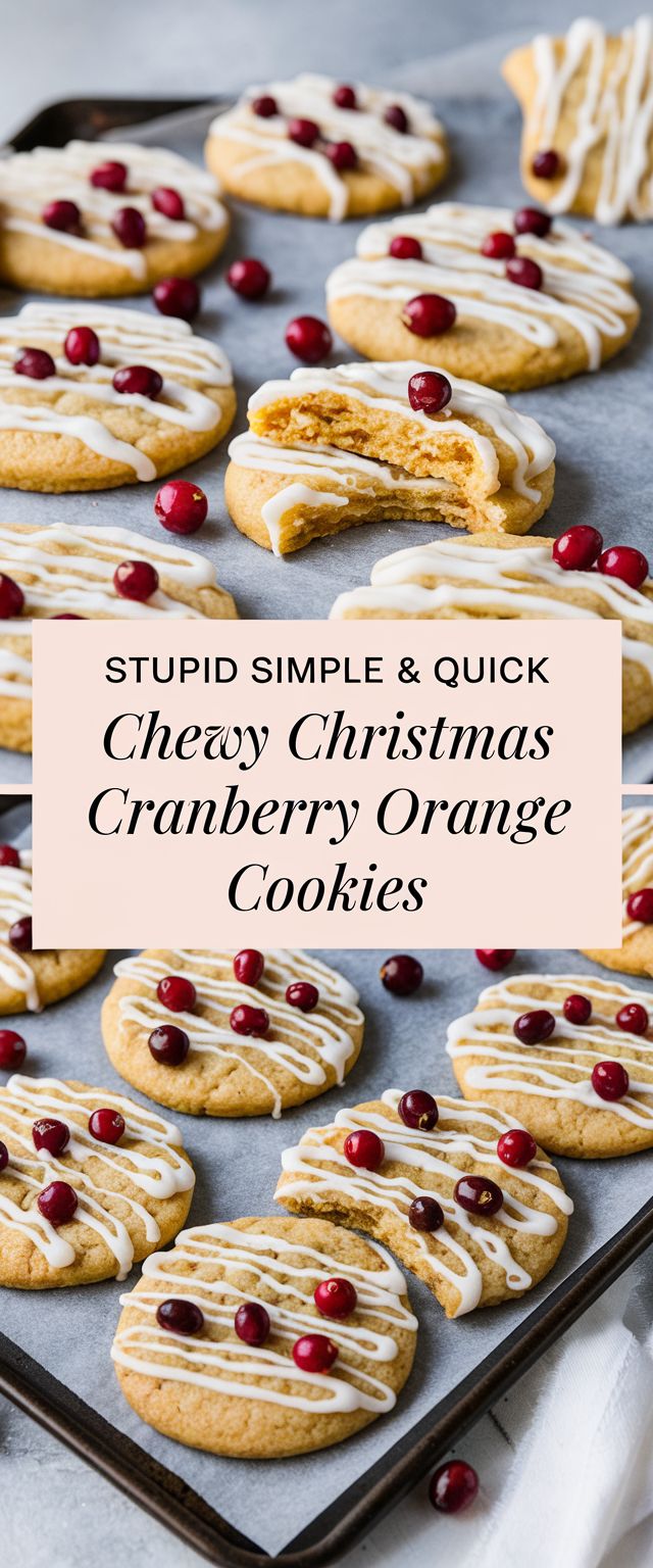 Cranberry Orange Cookie Recipe – Tasty Chomp