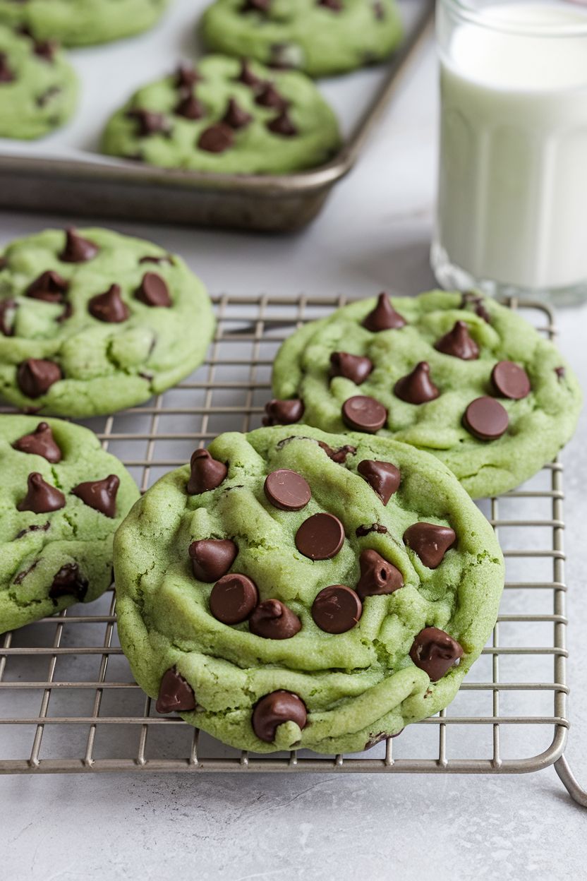Mint Chocolate Chip Cookie Recipe – Tasty Chomp