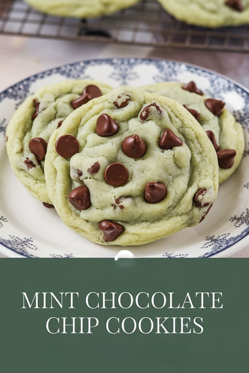 Mint Chocolate Chip Cookie Recipe – Tasty Chomp