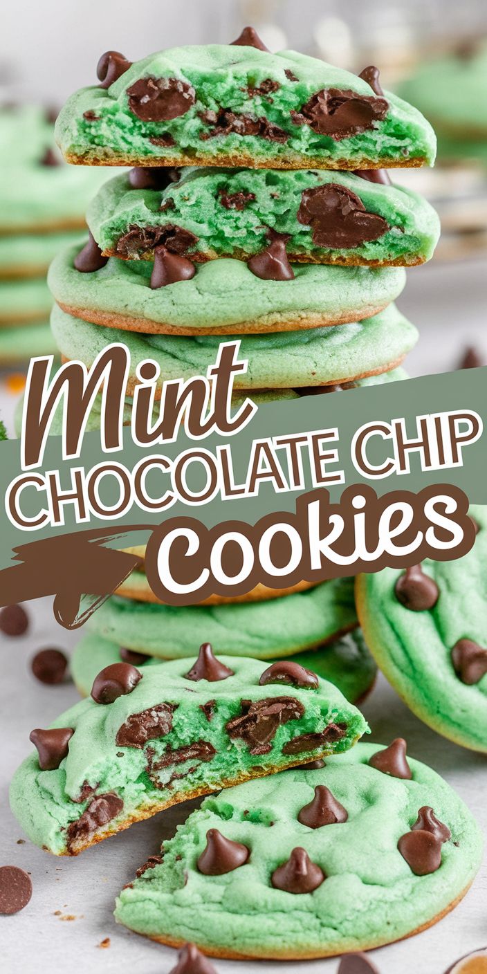 Mint Chocolate Chip Cookie Recipe – Tasty Chomp