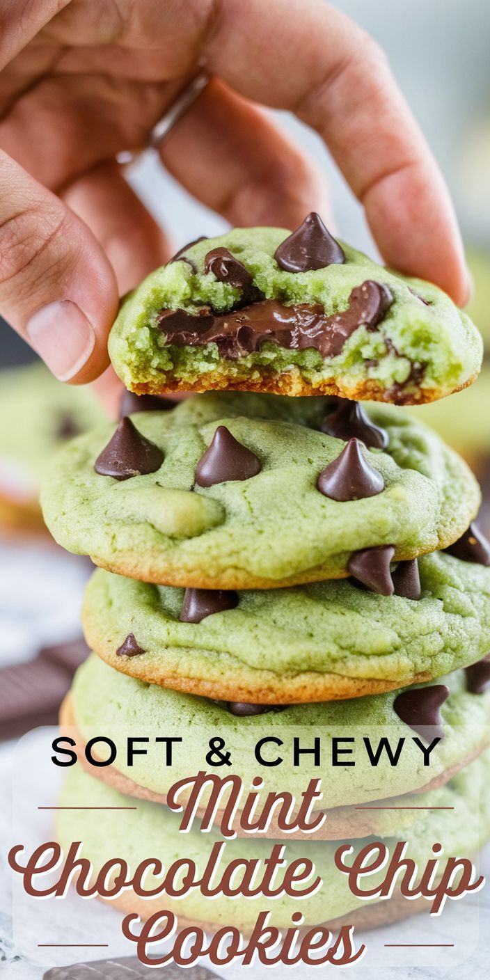 Mint Chocolate Chip Cookie Recipe – Tasty Chomp