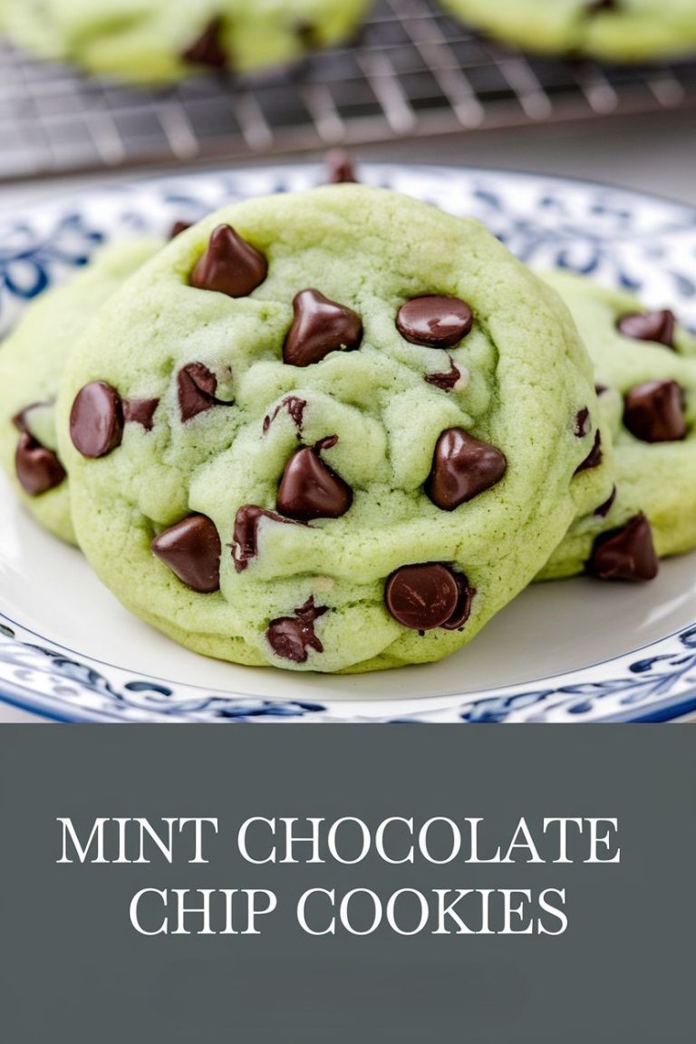 Mint Chocolate Chip Cookie Recipe – Tasty Chomp